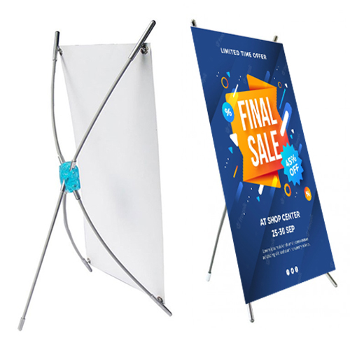 Mini X Banner 20 x 42 cm | Displaystore.id